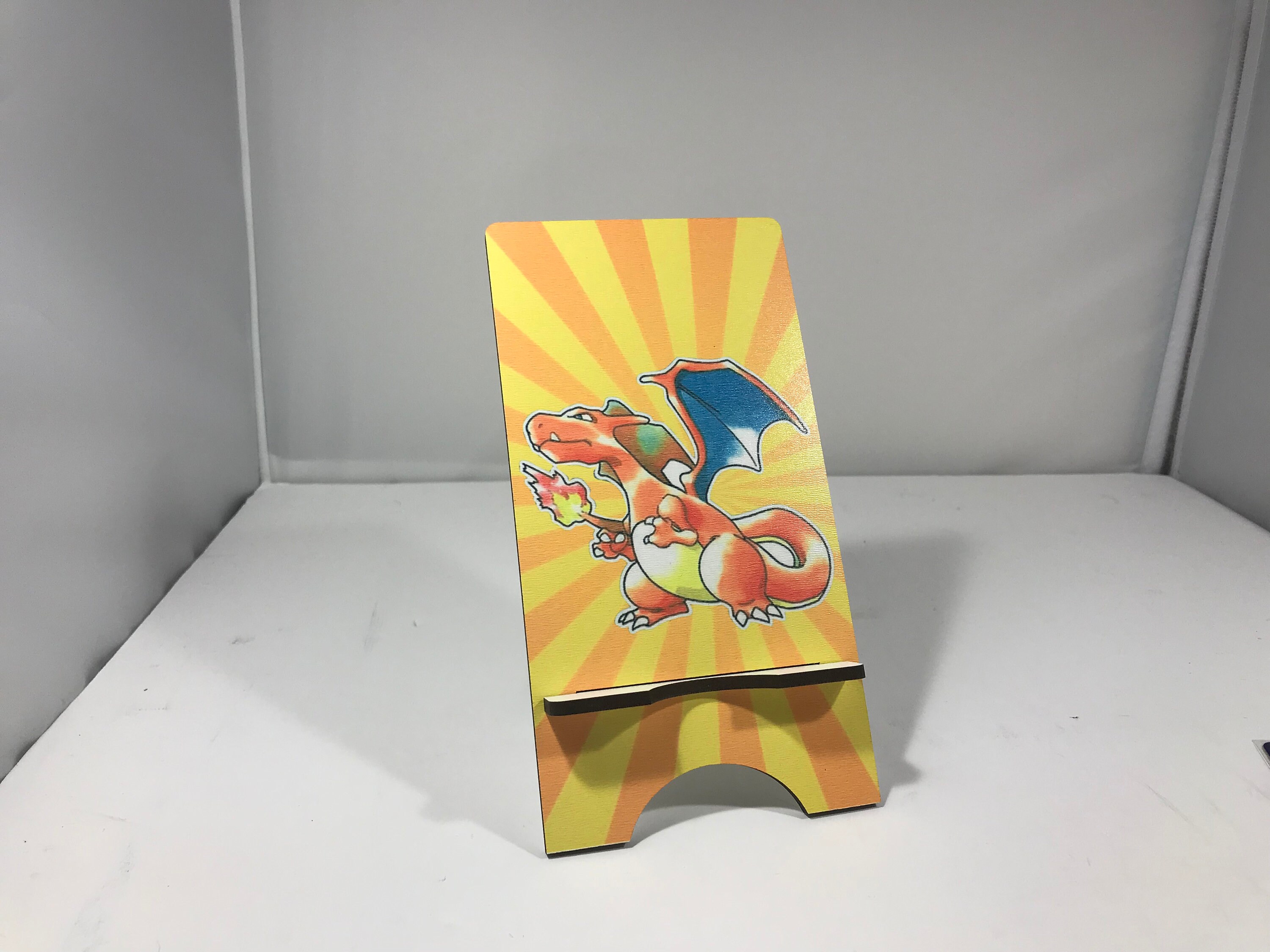 Charizard Card/phone Stand Display Charizard Stand - Etsy