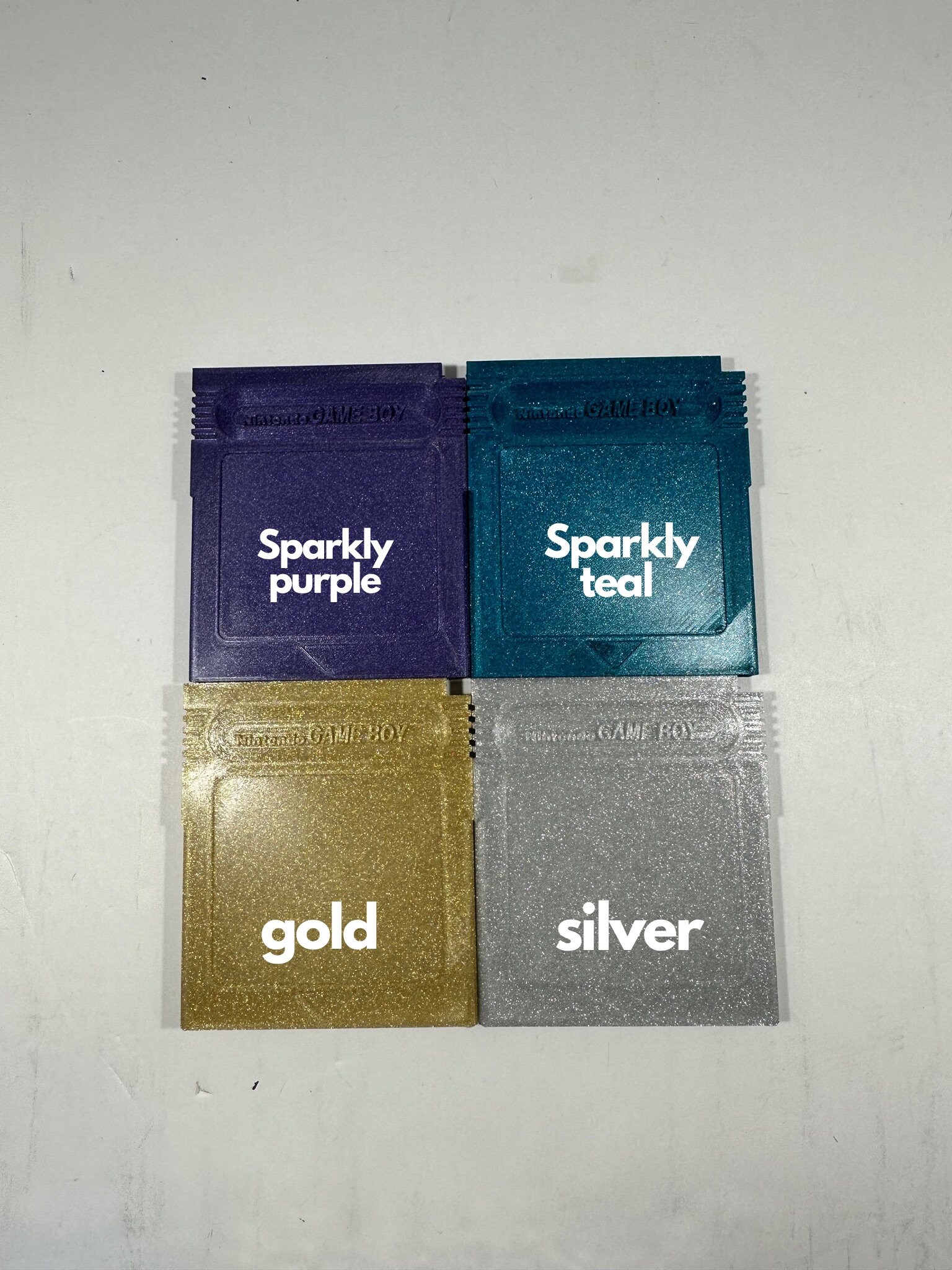 CREATE YOUR OWN Sparkly Gameboy Game Replica You Choose Your Color and ...