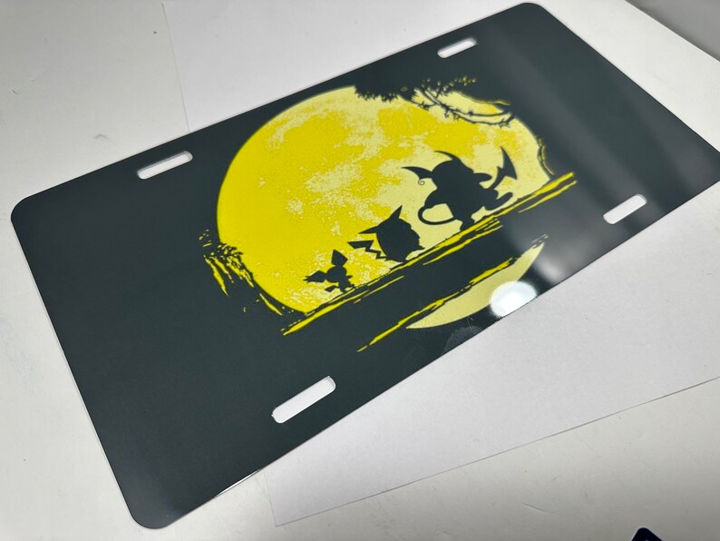 Pichu, Pikachu, Raichu Evolution License Plate Pokemon License Plate ...