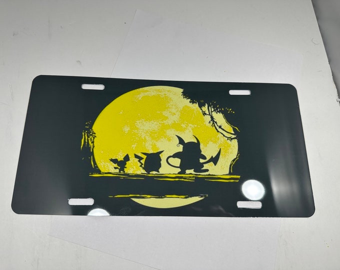 Pichu, Pikachu, Raichu Evolution License Plate - Pokemon License Plate ...