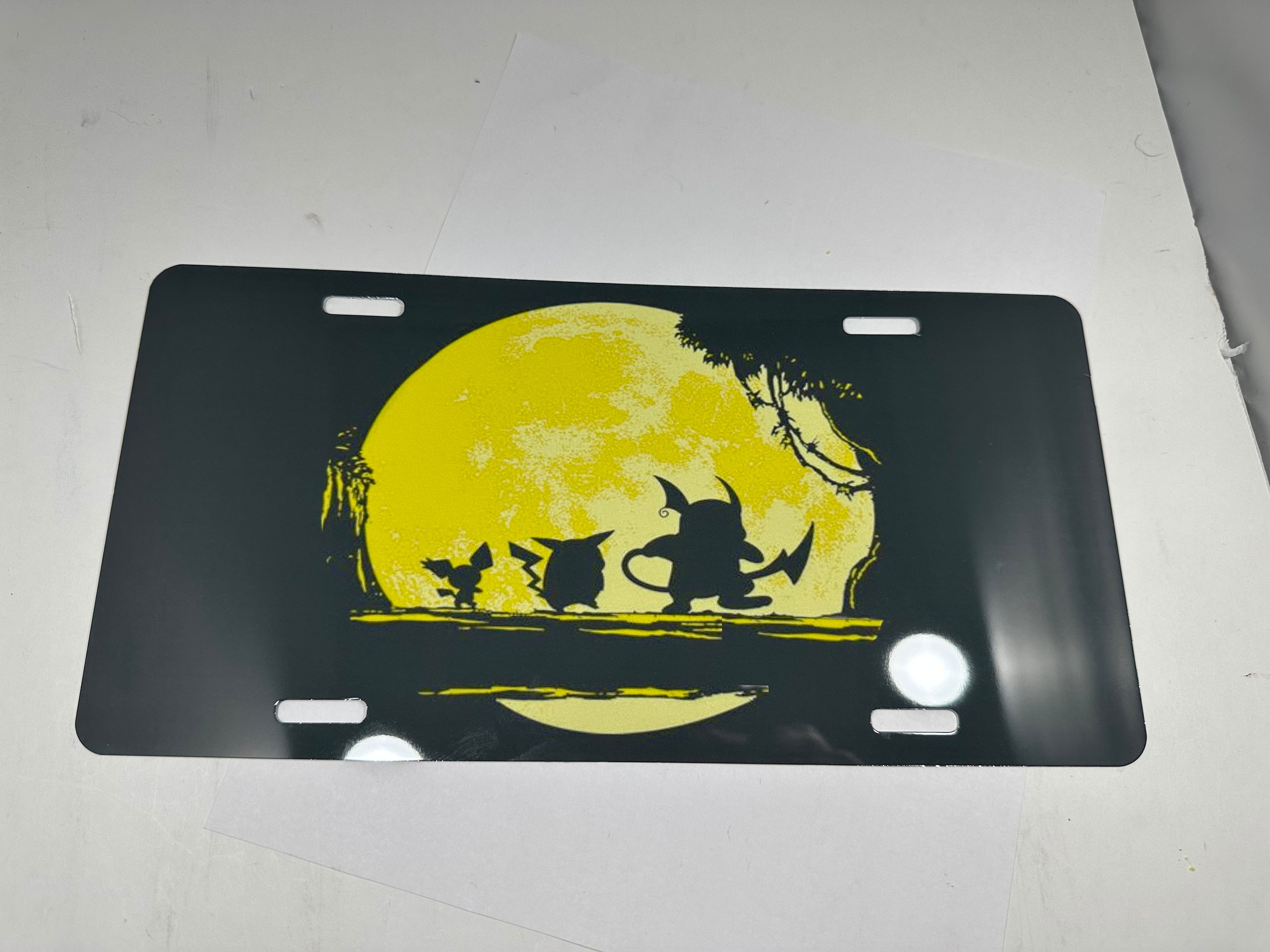Pichu, Pikachu, Raichu Evolution License Plate Pokemon License Plate ...