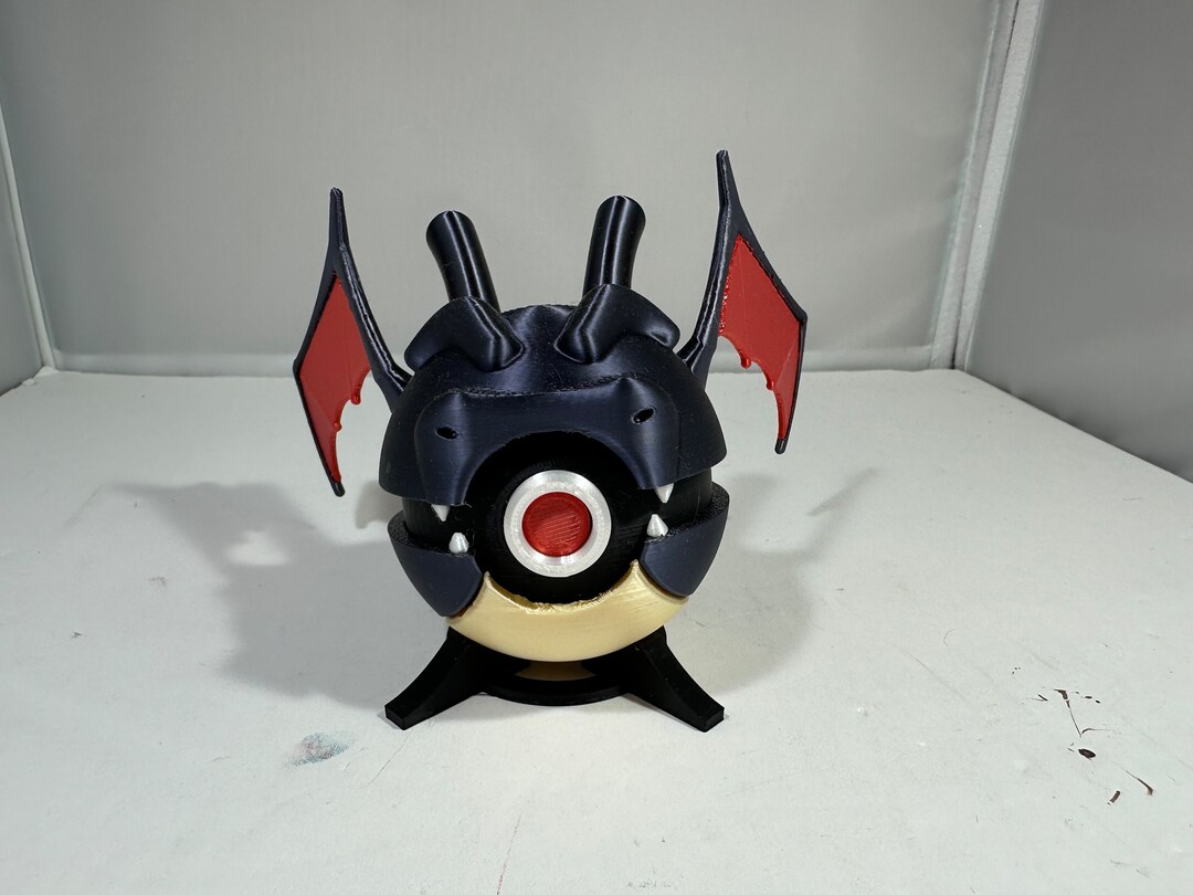 Shiny Charizard Pokemon Pokeballs - 3D Printed With Small Stand - Etsy
