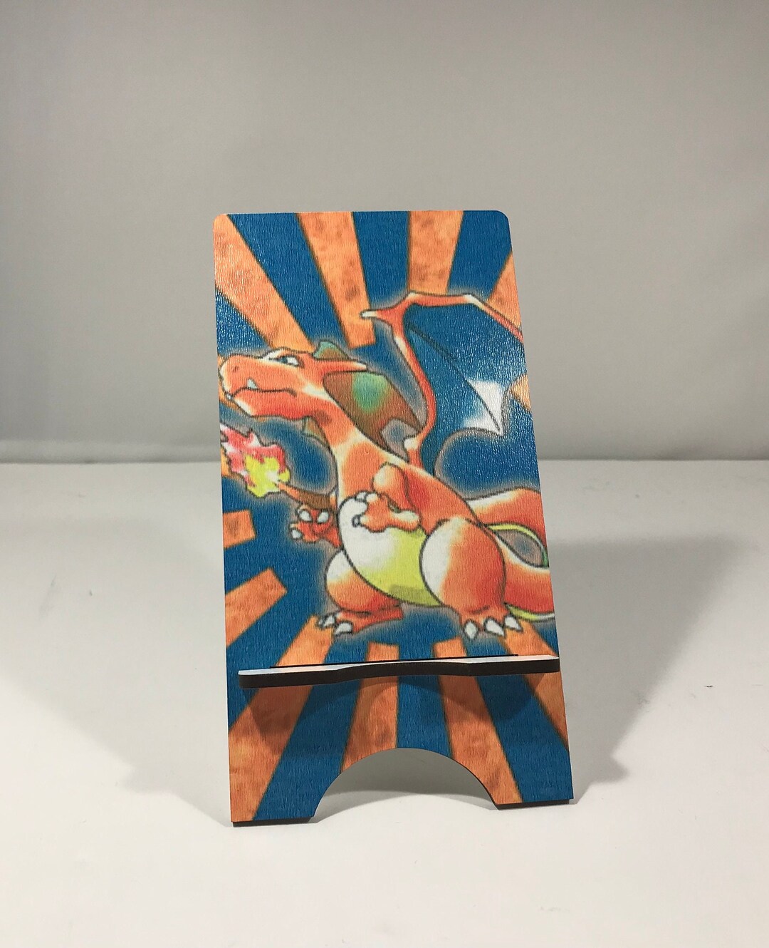 Charizard Card/phone Stand Display Charizard Stand - Etsy