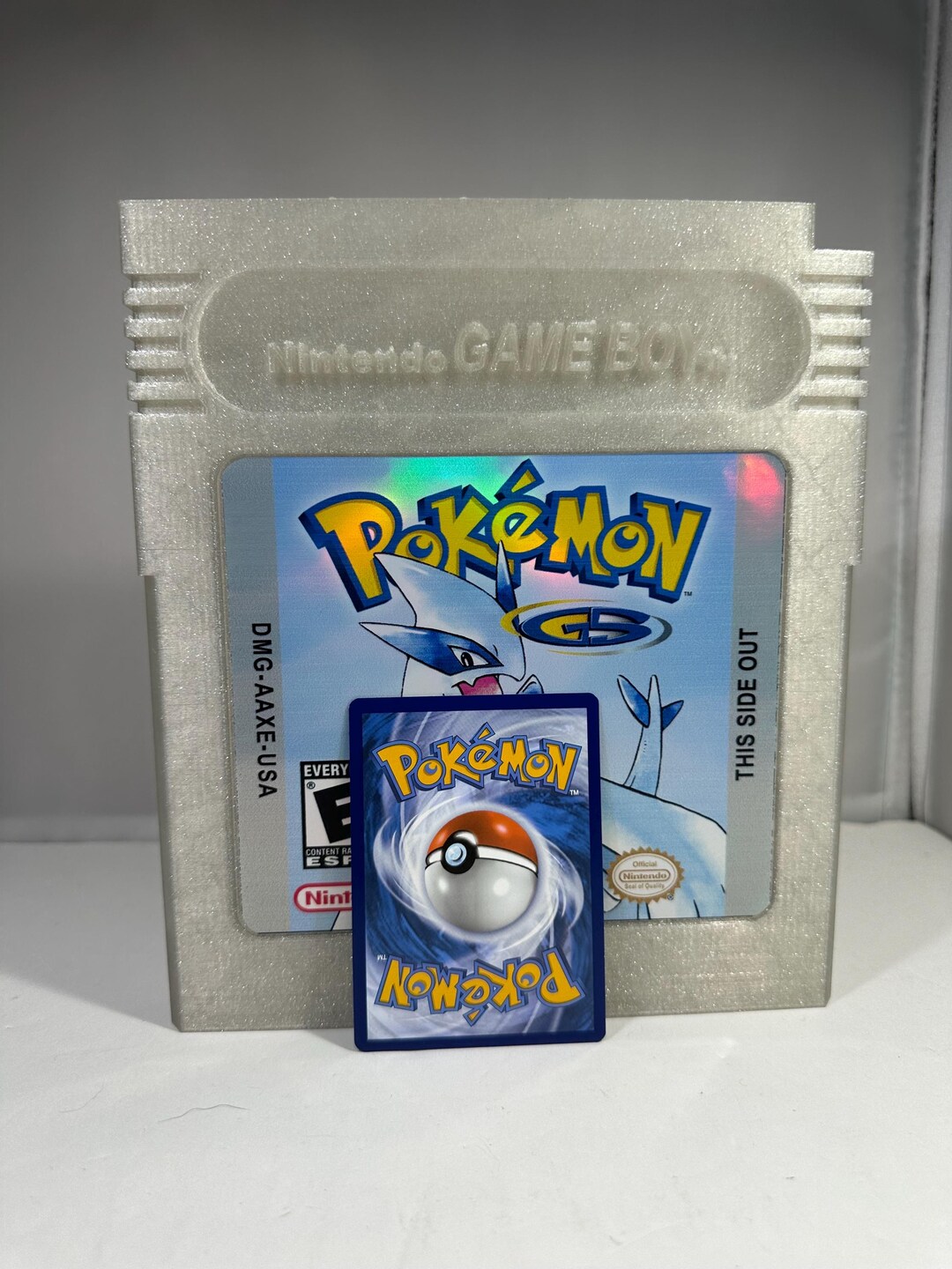 Extra Large 3D Printed Game Boy Replica With Silver Logo Holographic ...