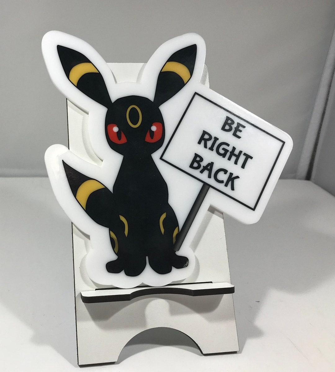 Be Right Back Umbreon Sign BRB Umbreon - Etsy