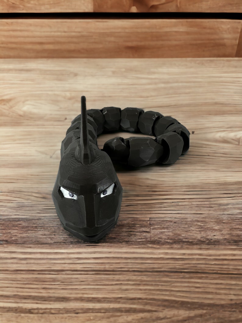 Flexible Onix 3D Print Pokemon Onix Character Decoration - Etsy