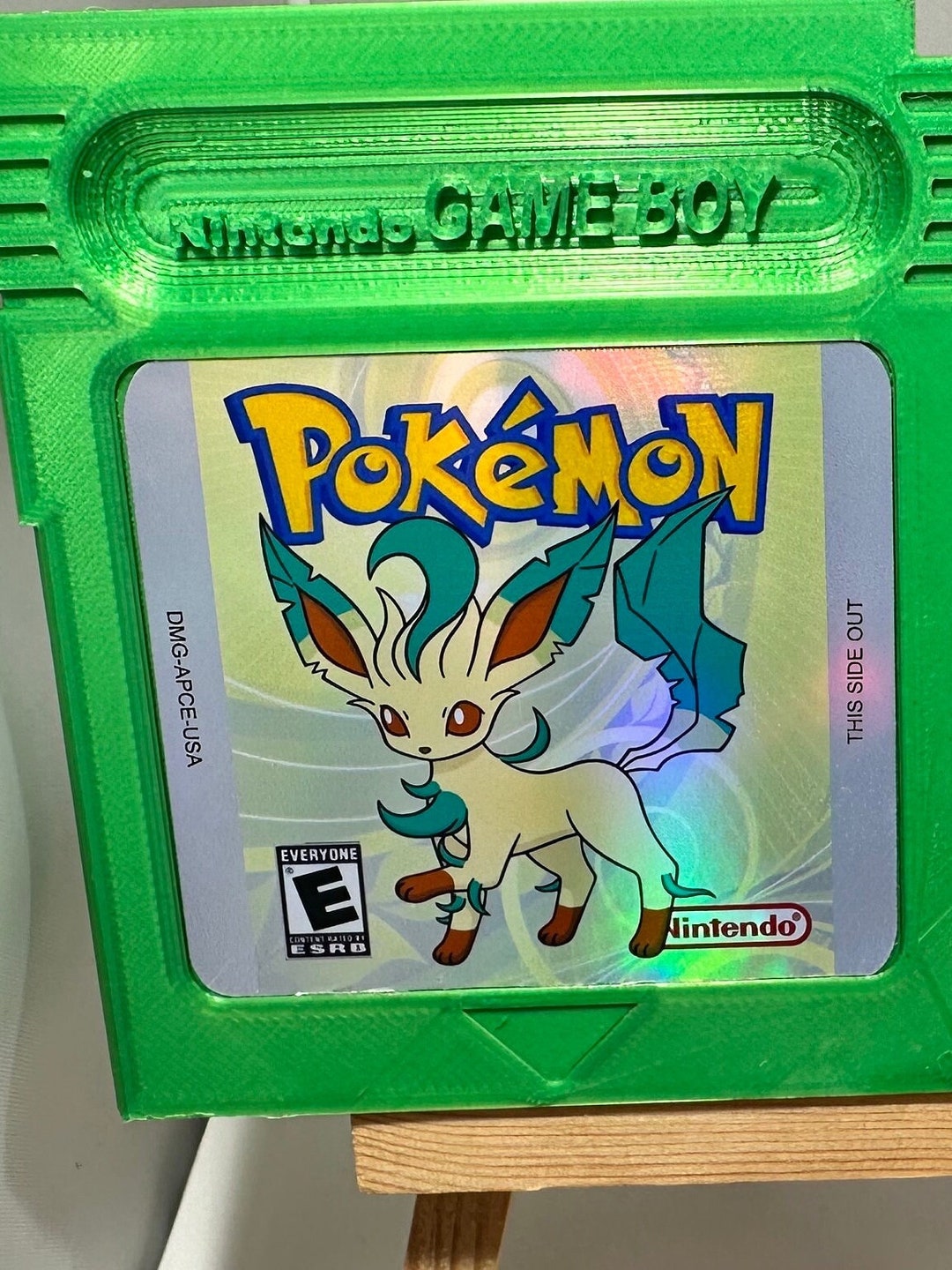 Leafeon Game Boy With Custom Holographic Sticker - Etsy