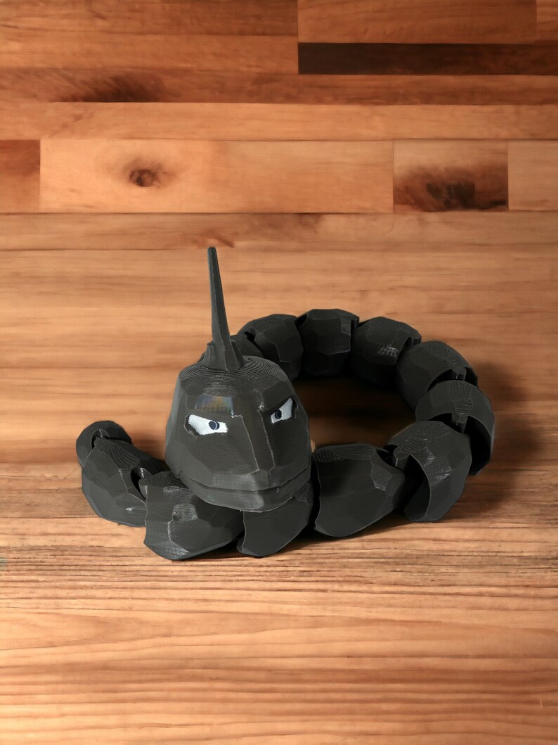 Flexible Onix 3D Print Pokemon Onix Character Decoration - Etsy