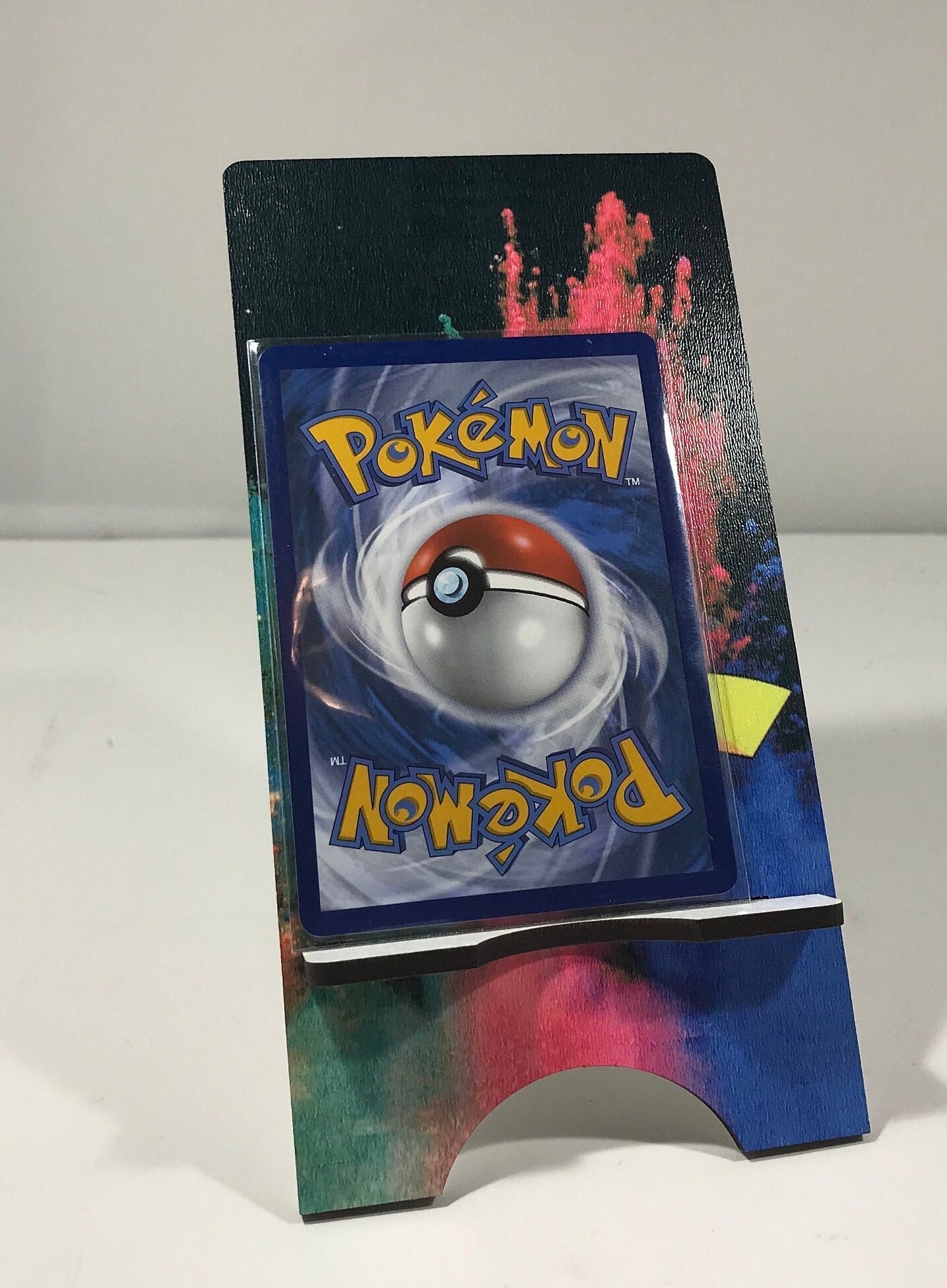 Pikachu Card/phone Stand Display Pikachu Stand - Etsy