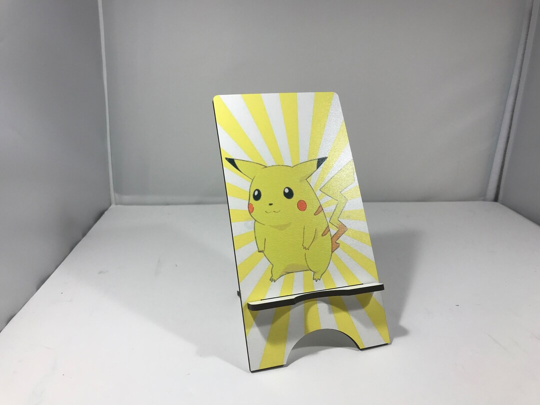 Pikachu Card/phone Stand - Display Pikachu Stand - Etsy