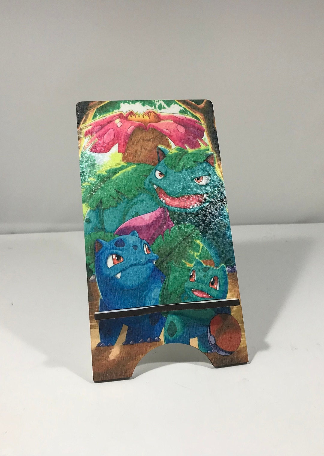 Bulbasaur, Ivysaur, Venasaur Card/phone Stand - Display Bulbasaur ...