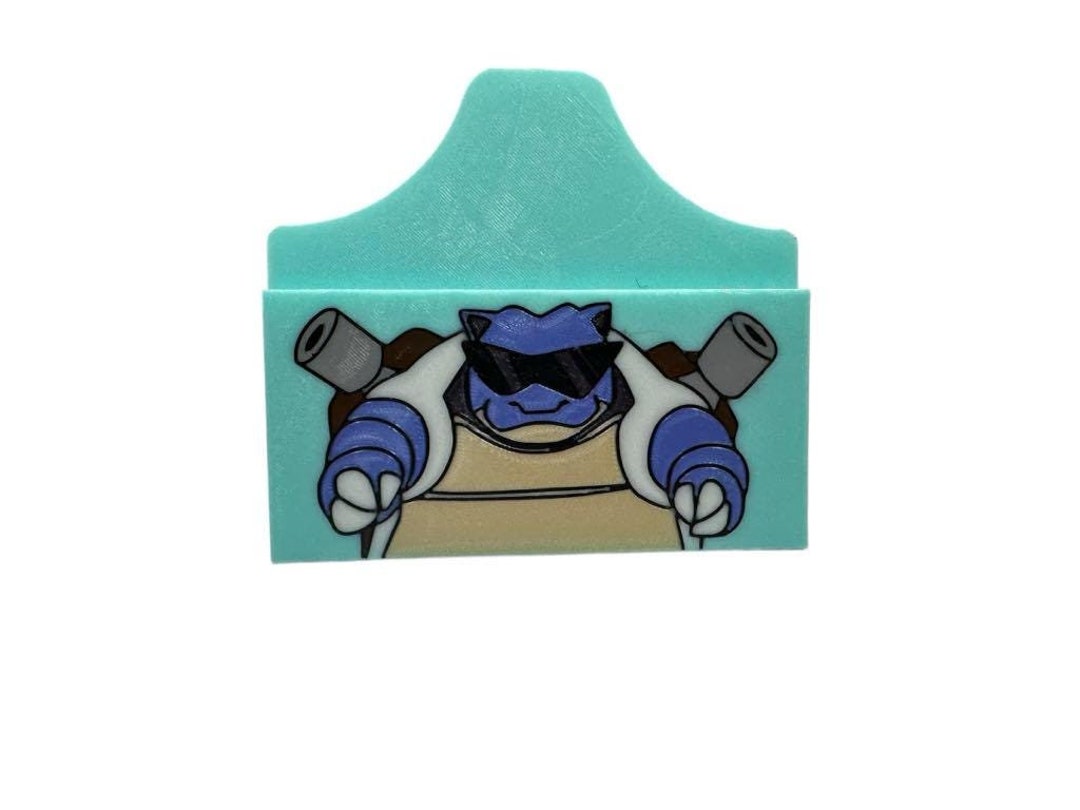 Blastoise Pokemon Card Display Stand - Spring Loaded Card Holder ...