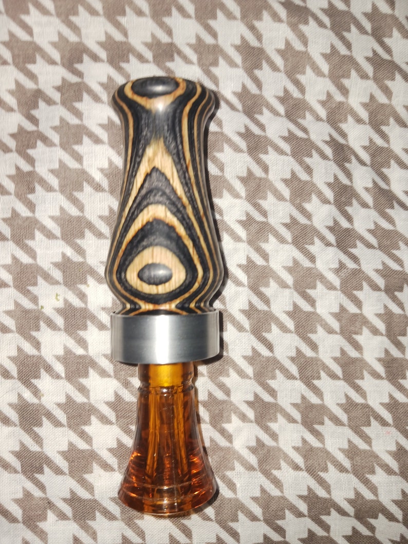 Hand Turned Diamondwood Double Reed Duck Call - Etsy