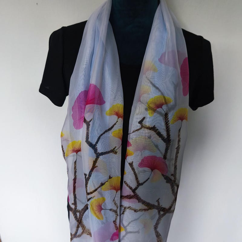 Ginkgo Scarf - Etsy