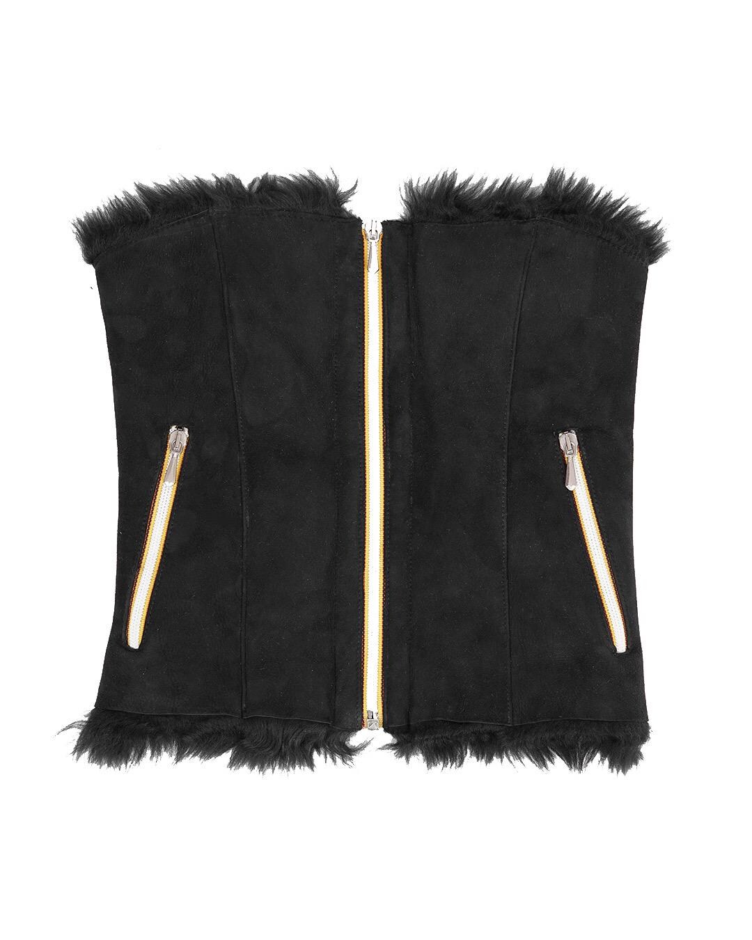 Miu Miu S/S2000 Fur Tube Top - Etsy