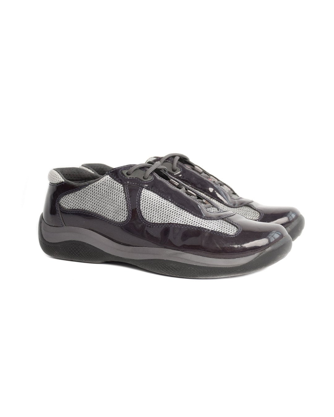 Prada American Cup Sneakers in Dark Purple Patent Leather - Etsy Prada American Cup Sneakers in Dark Purple Patent Leather - Etsy