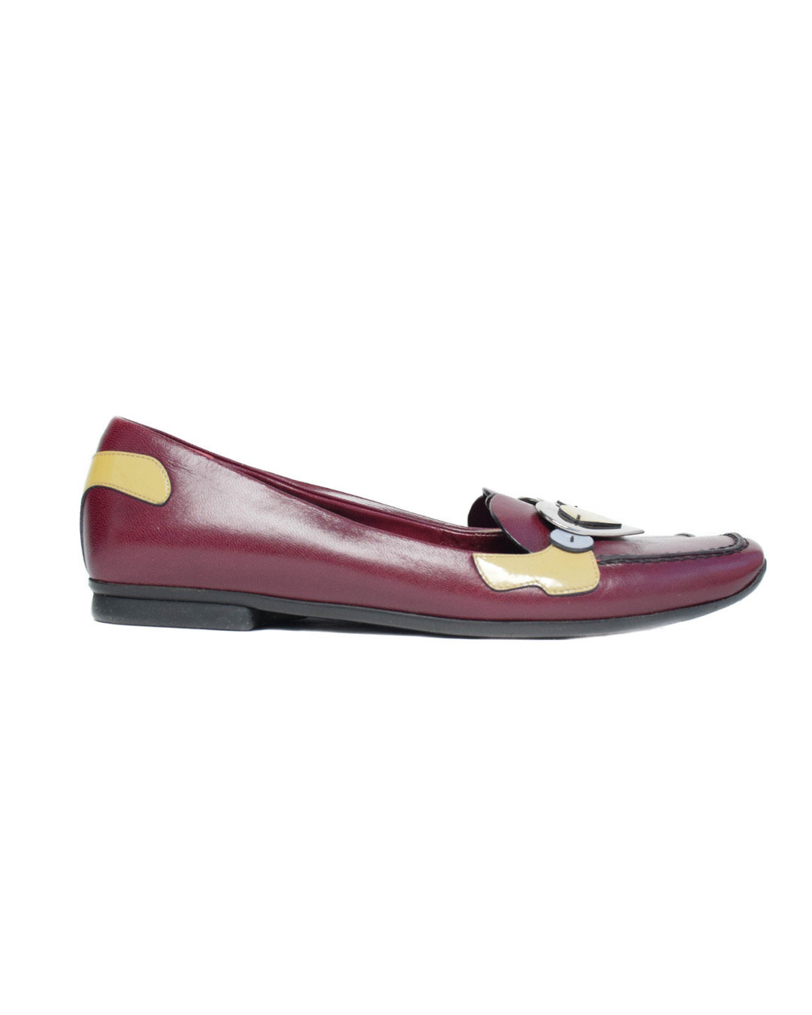 Prada Late 90s Leather Heart Loafers - Etsy