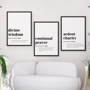 Continual Prayer-marian Virtues Collection - Etsy