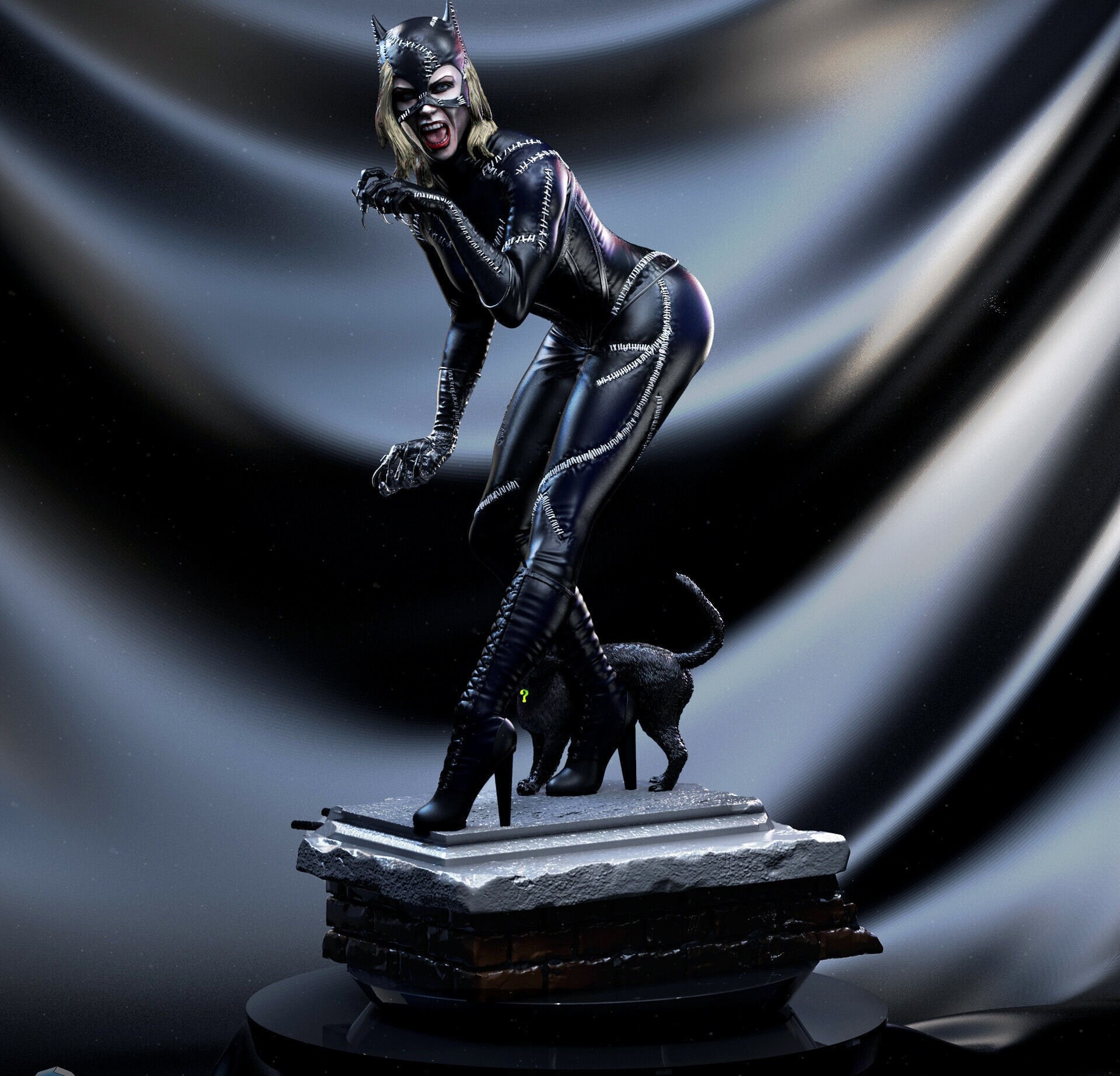 Catwoman Figure, Action Figures, Collectibles Statue, Handmade ...