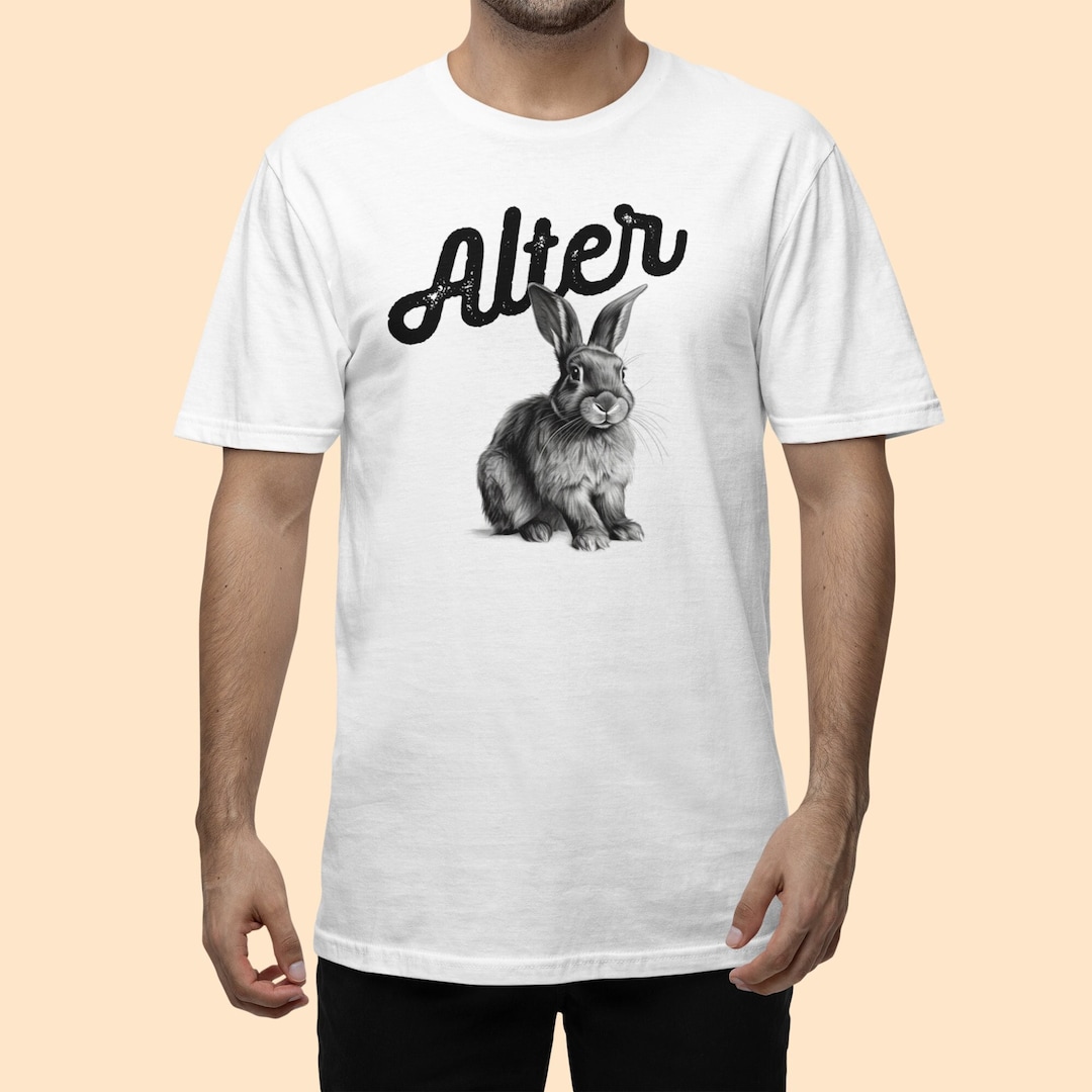 Alter Hase Deutsche Redewendung Öko Tshirt, Herziges Hasen Shirt ...