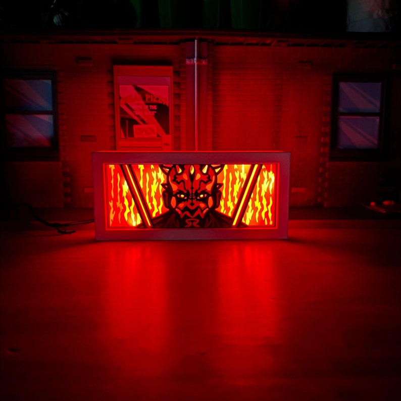 Anime Comic LED 3D Printed Lightbox Night Light - Etsy