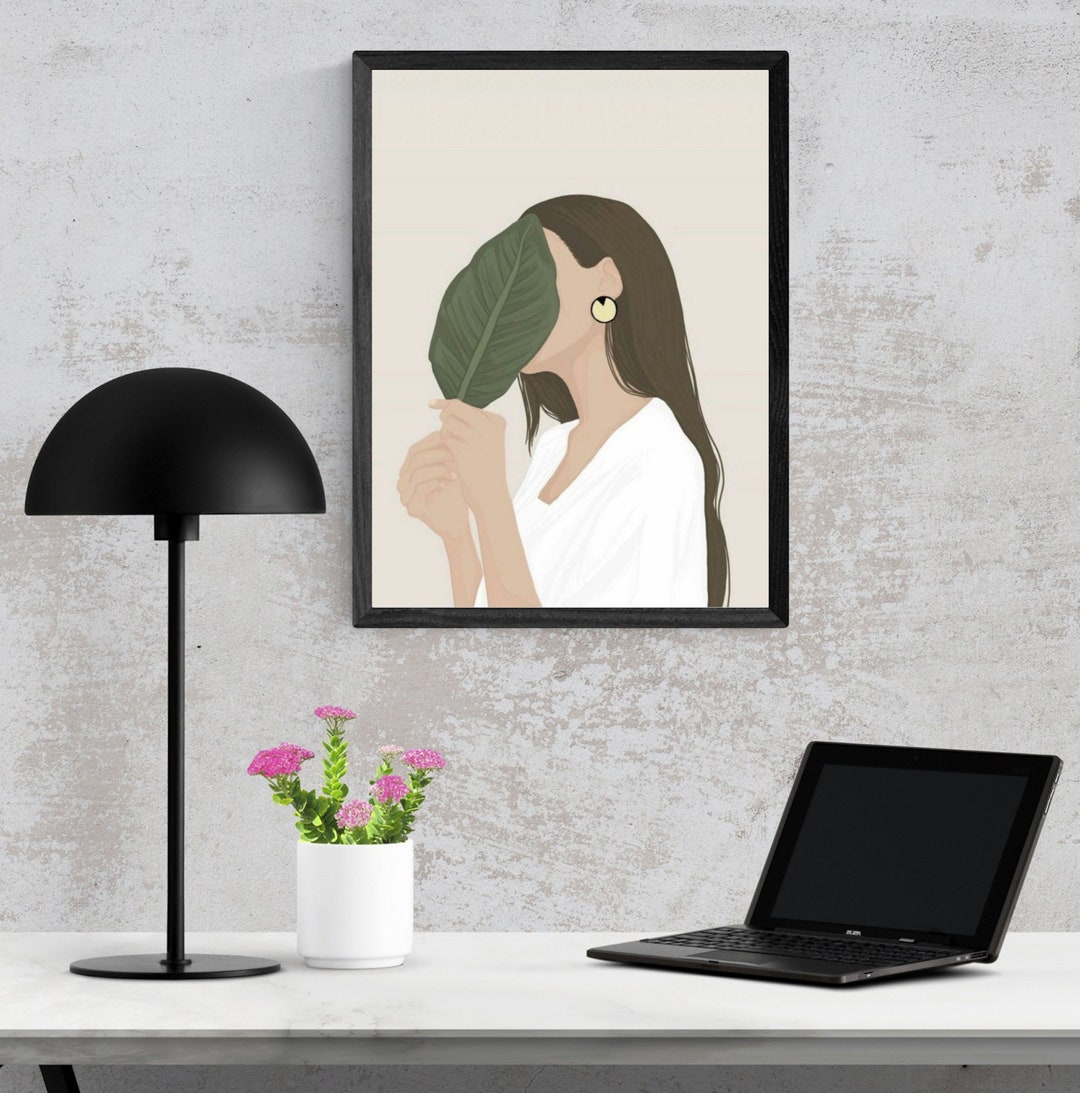 Woman Digital Wall Art, Printable Wall Decor, Office Decor, Home Decor ...