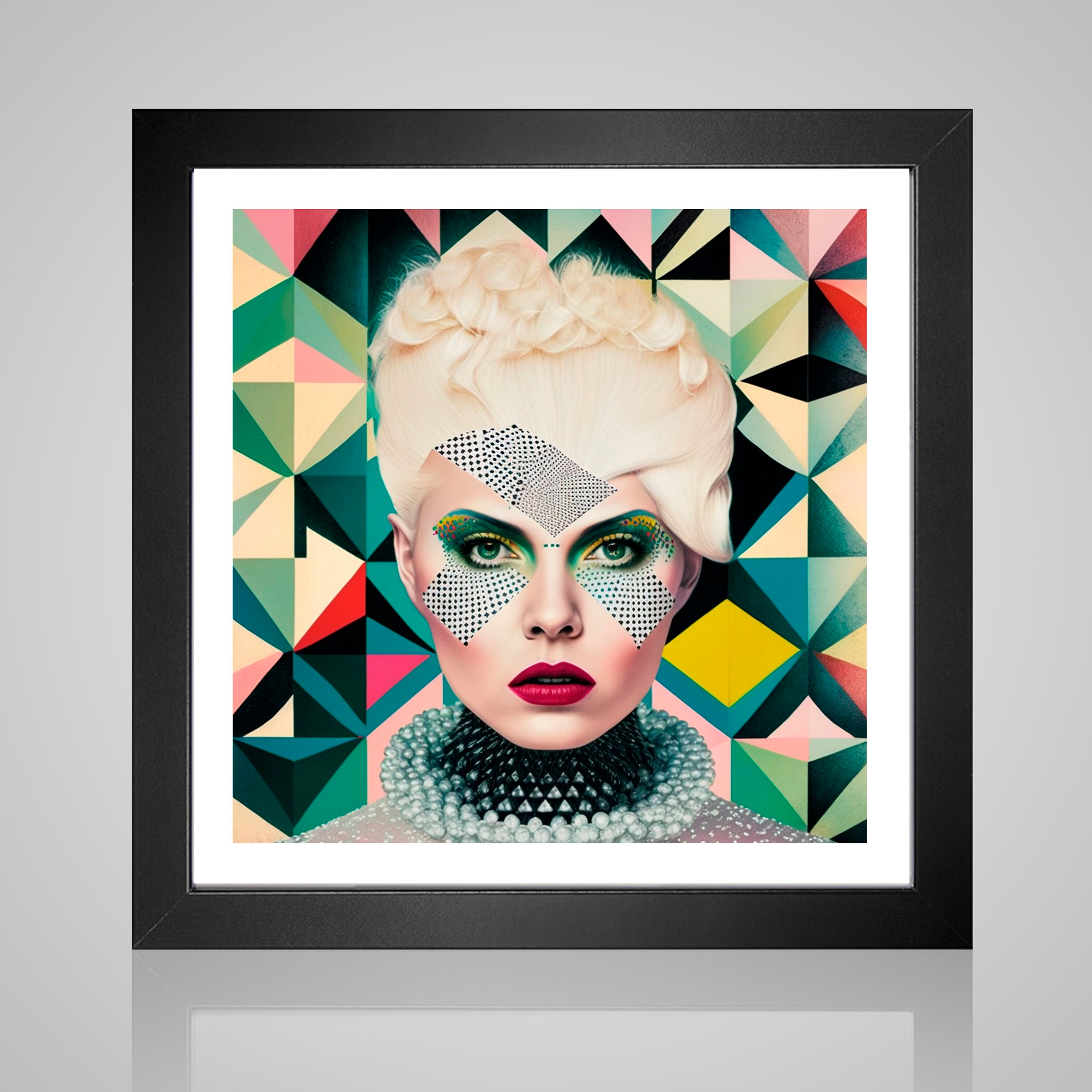 Colorful Girl Photo - Etsy