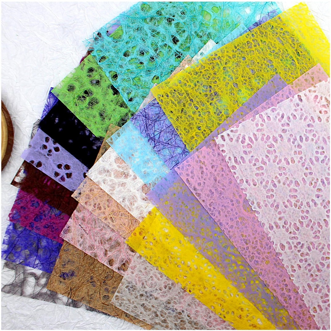 20 Sheets Scrapbook Paper, A5 Size Textured Paper,variety Colors ...