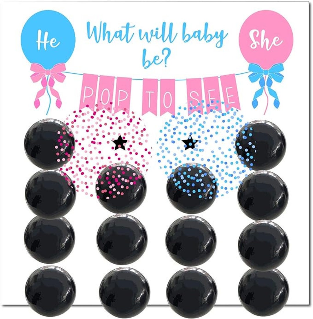 Gender Reveal Games Ideas Gender Reveal Balloon Dart Games for Party ...
