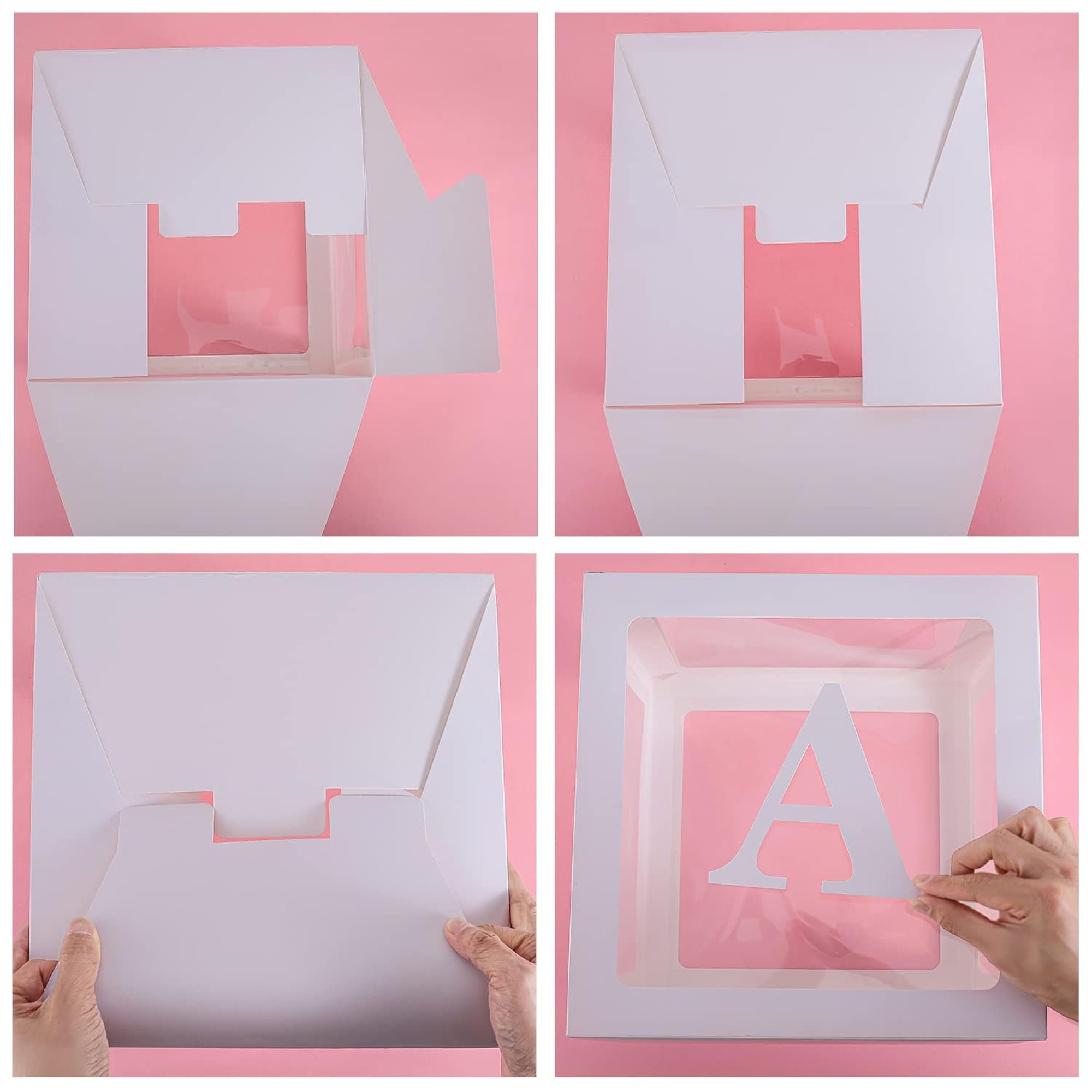 Baby Boxes With Letters for Baby Shower Clear Baby Shower - Etsy