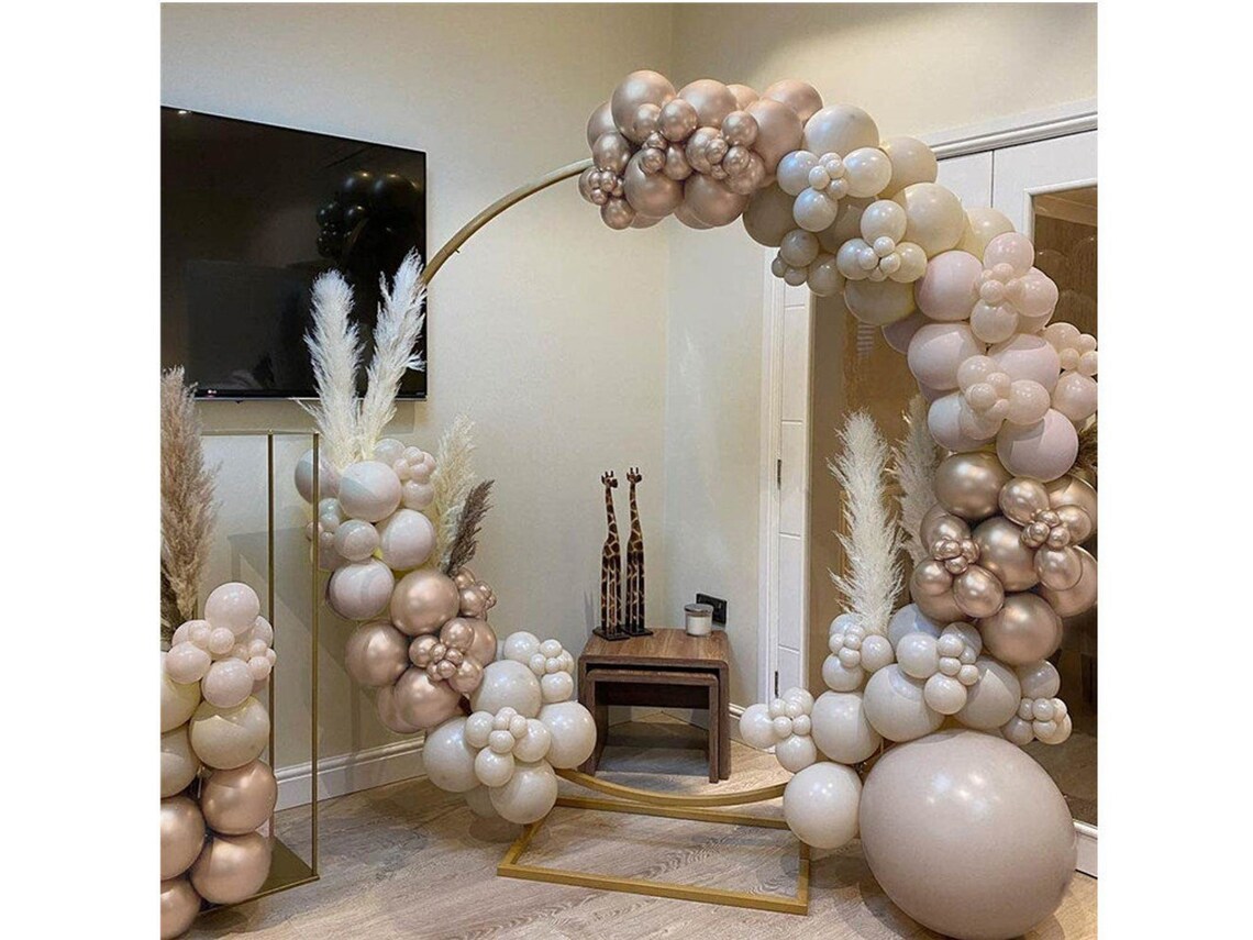 White Sand Balloons Garland Arch Kit Beige Party Decorations - Etsy