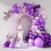 Purple Shades Balloons Garland Arch Kit Assorted Dark Pastel Light ...
