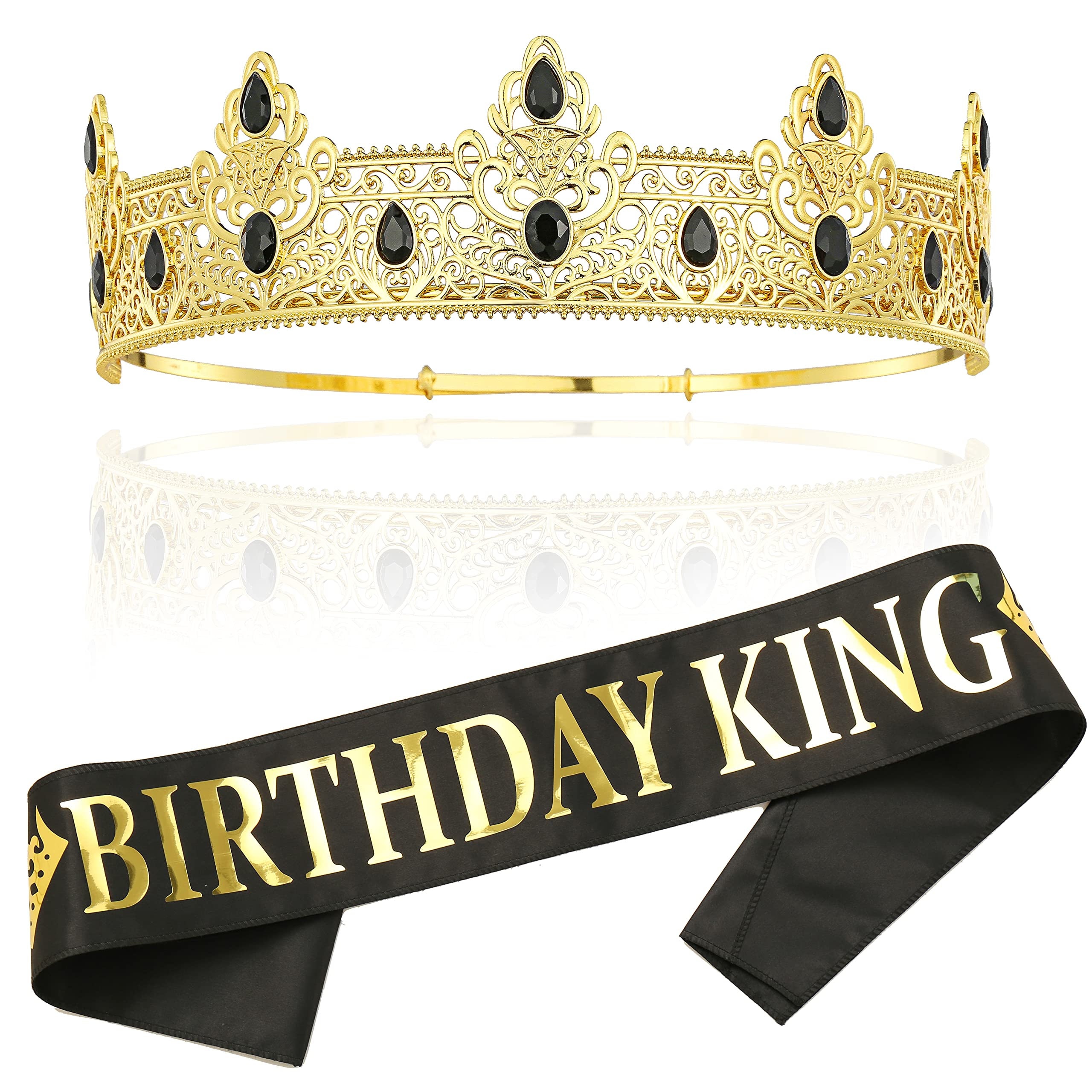 Birthday King Crown and Birthday King Sashbirthday Gifts for - Etsy