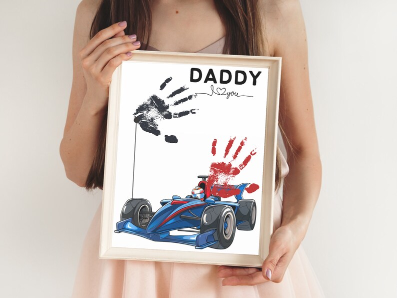 Formula 1 Poster Child Handprint Template, Formula One Handprint Art ...