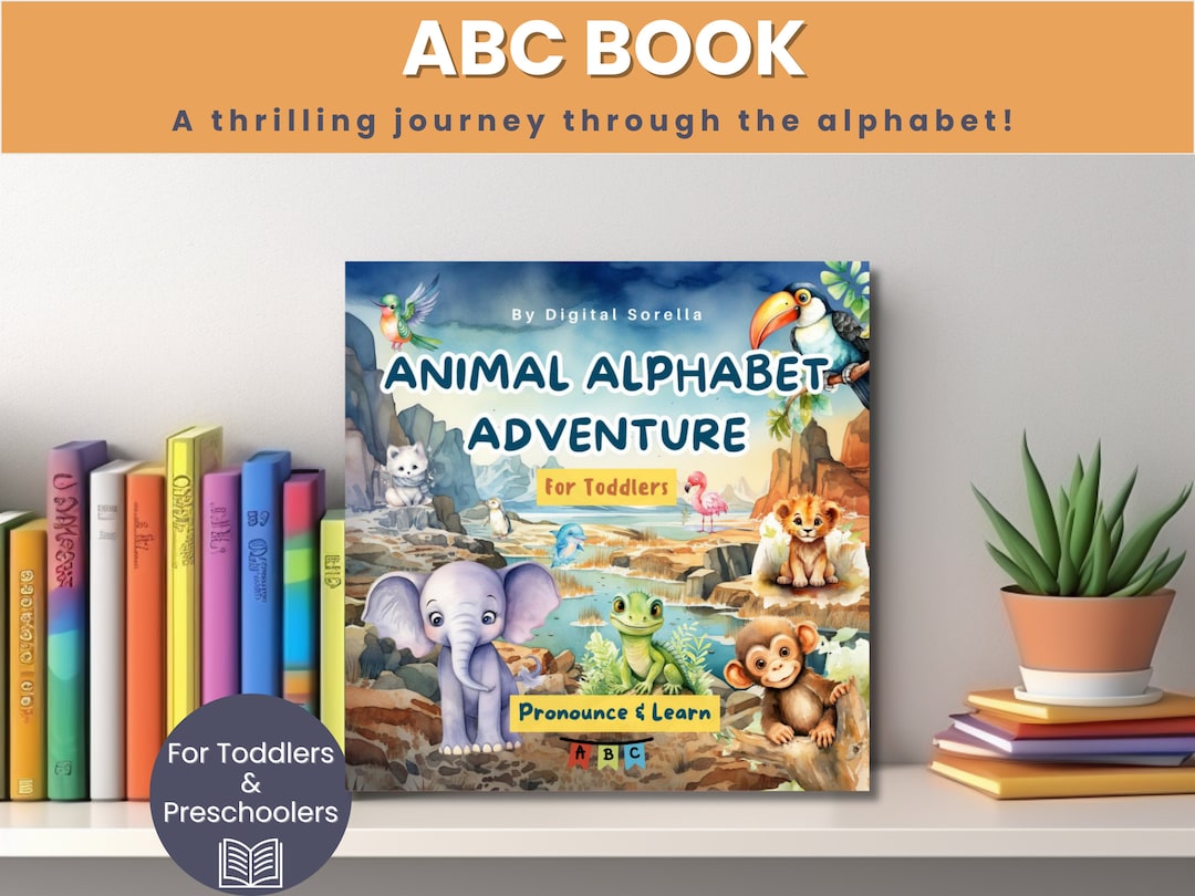Animal Alphabet ABC Book Childrens A to Z Book Picture Animal Book ...