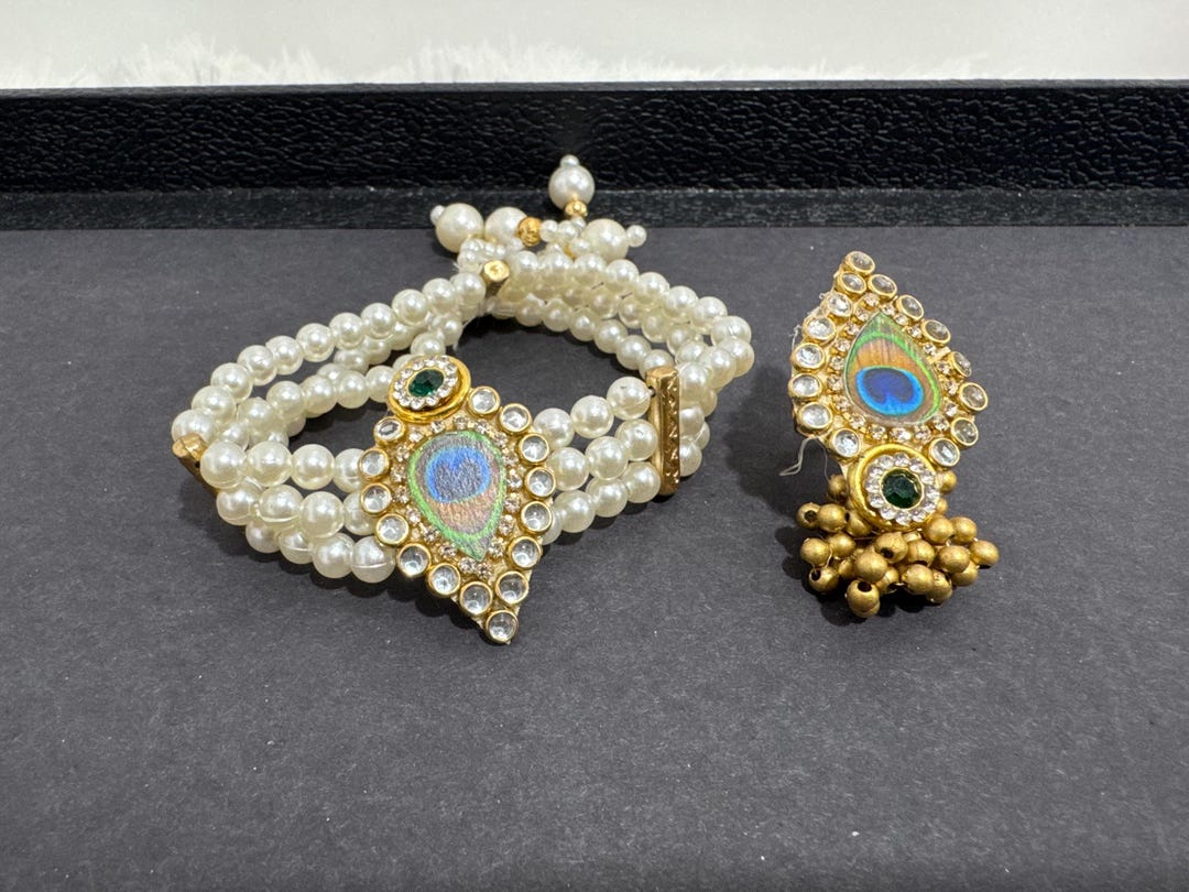 Indian Wedding Return Gift Ethnic Bangles Red or Blue Bracelet & Ring ...