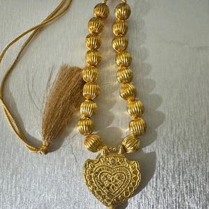 Indian Punjabi Gold Bhangra Giddha Patiala Kaintha Pendant Necklace ...