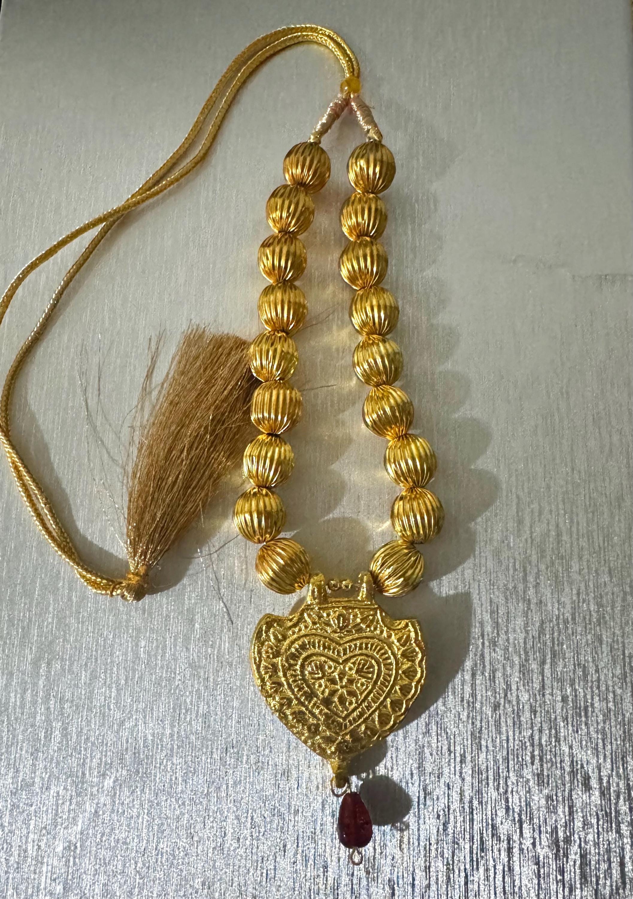 Indian Punjabi Gold Bhangra Giddha Patiala Kaintha Pendant Necklace ...