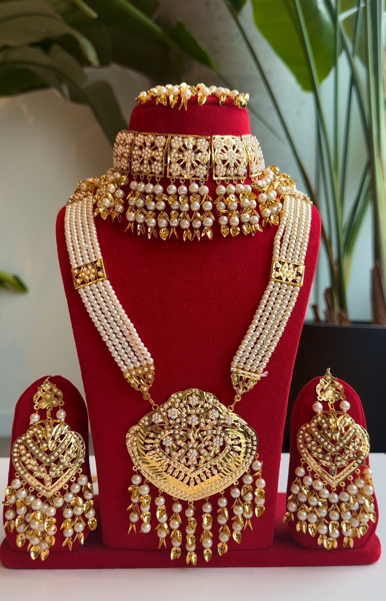 Rani Haar Beautiful Pearls Mala Long Necklace Long Beads Style ...