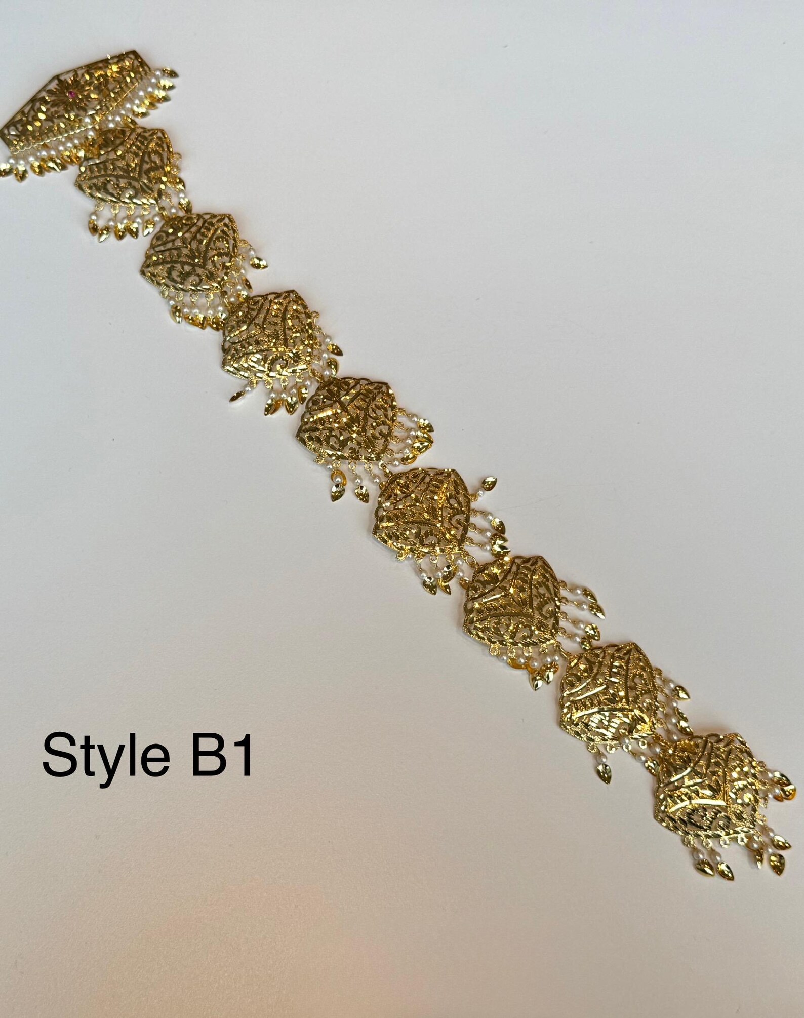 Indian Punjabi Traditional Gold Plated Gutt Choti Long Paranda Parandi ...