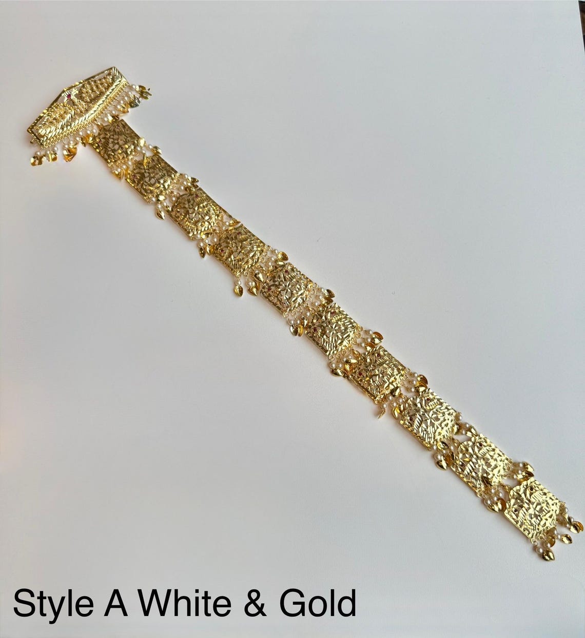 Indian Punjabi Traditional Gold Plated Gutt Choti Long Paranda Parandi ...