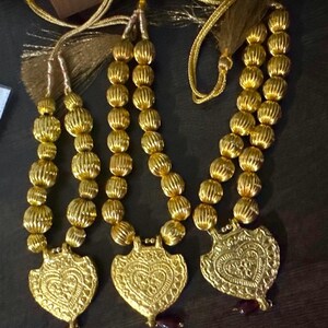 Indian Punjabi Gold Bhangra Giddha Patiala Kaintha Pendant Necklace ...