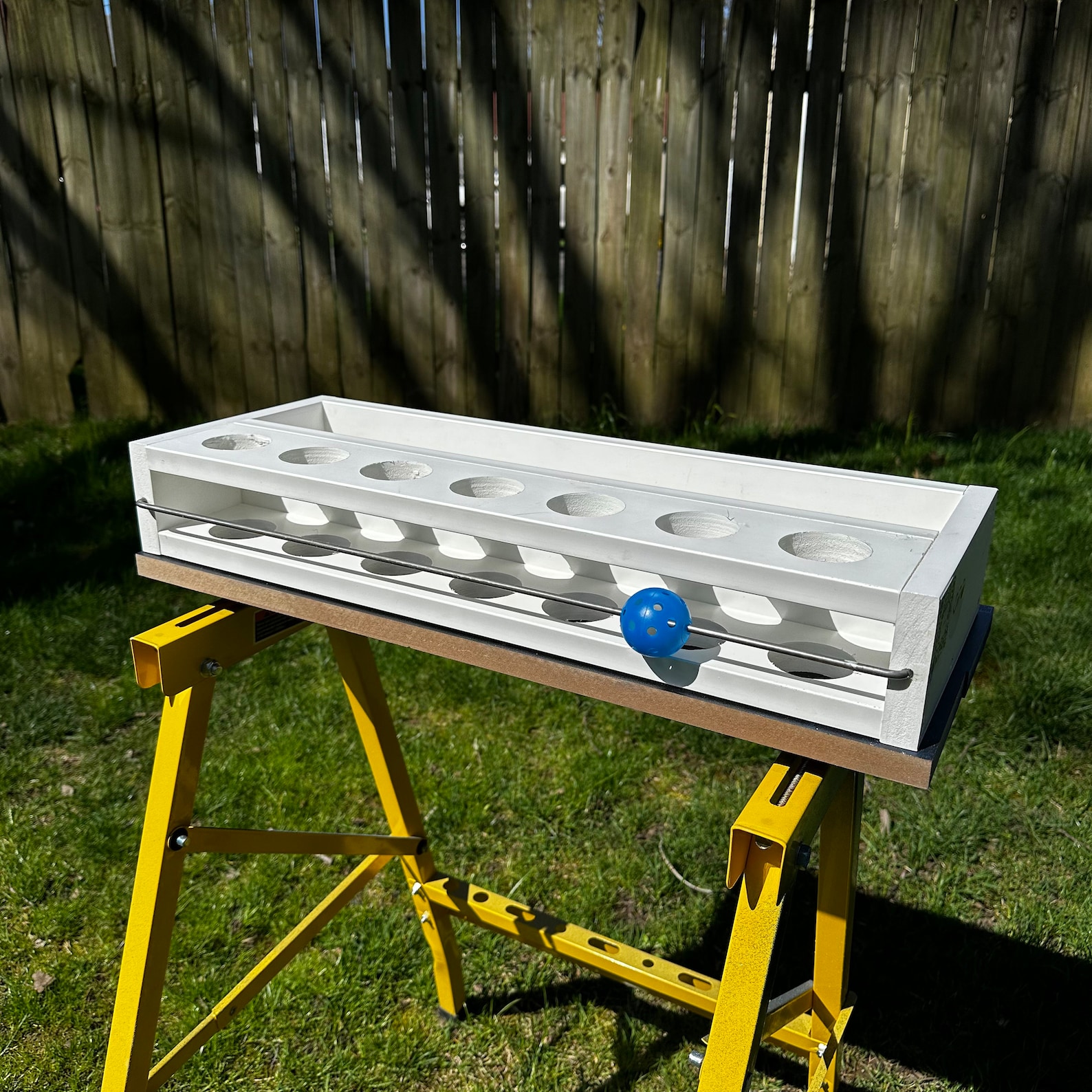 7 Paddle Rack for Pickleball Open Play - Etsy