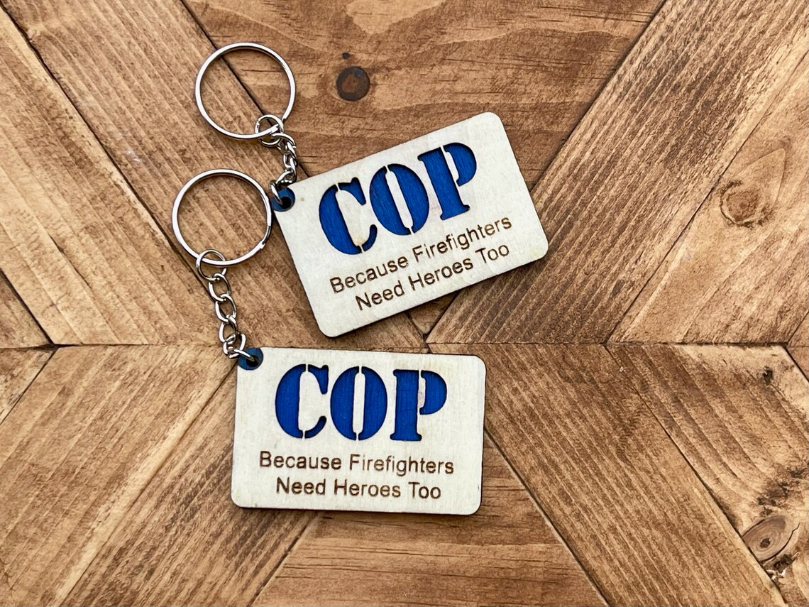 Funny First Responder Keychain: EMT, Firefighter, Police Officer Gift ...