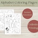 ABC Coloring Pages: 26 Alphabet Doodles (printable PDF) - Etsy