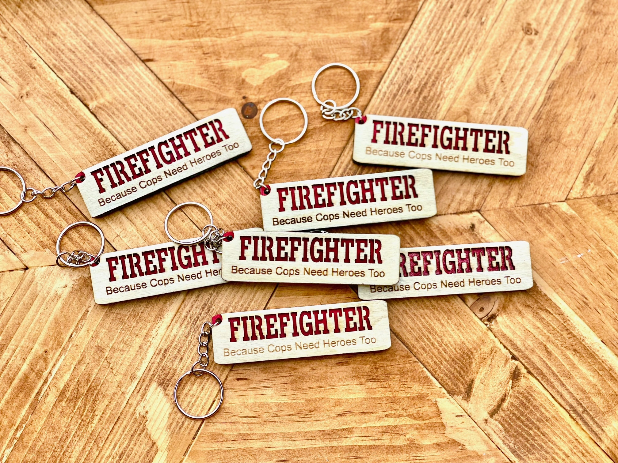 Funny First Responder Keychain: EMT, Firefighter, Police Officer Gift ...