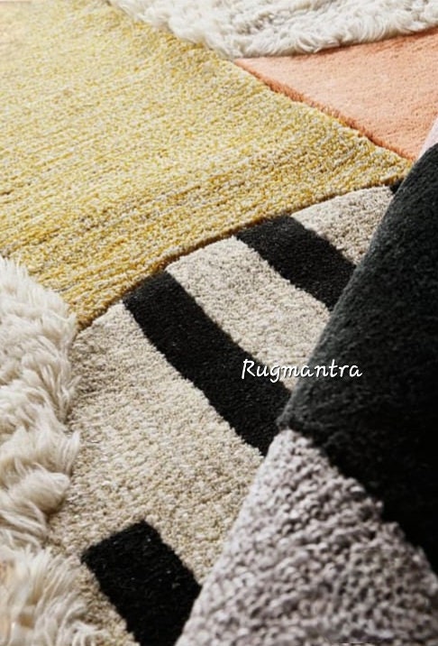 Minimalist Modern Abstract Canvas Painting Colorful Designer ...