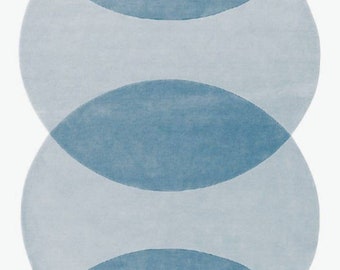 Premium Quality Modern Abstract Handmade Woolen Designer Tufted Area ...