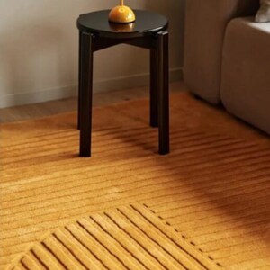 Mustard Yellow and Green Modern Abstract Irregular Arches Pattern ...