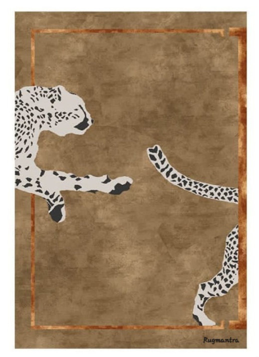 Hand Tufted Leopard Skin Tuft Rug 100% Woolen Custom Tufted - Etsy
